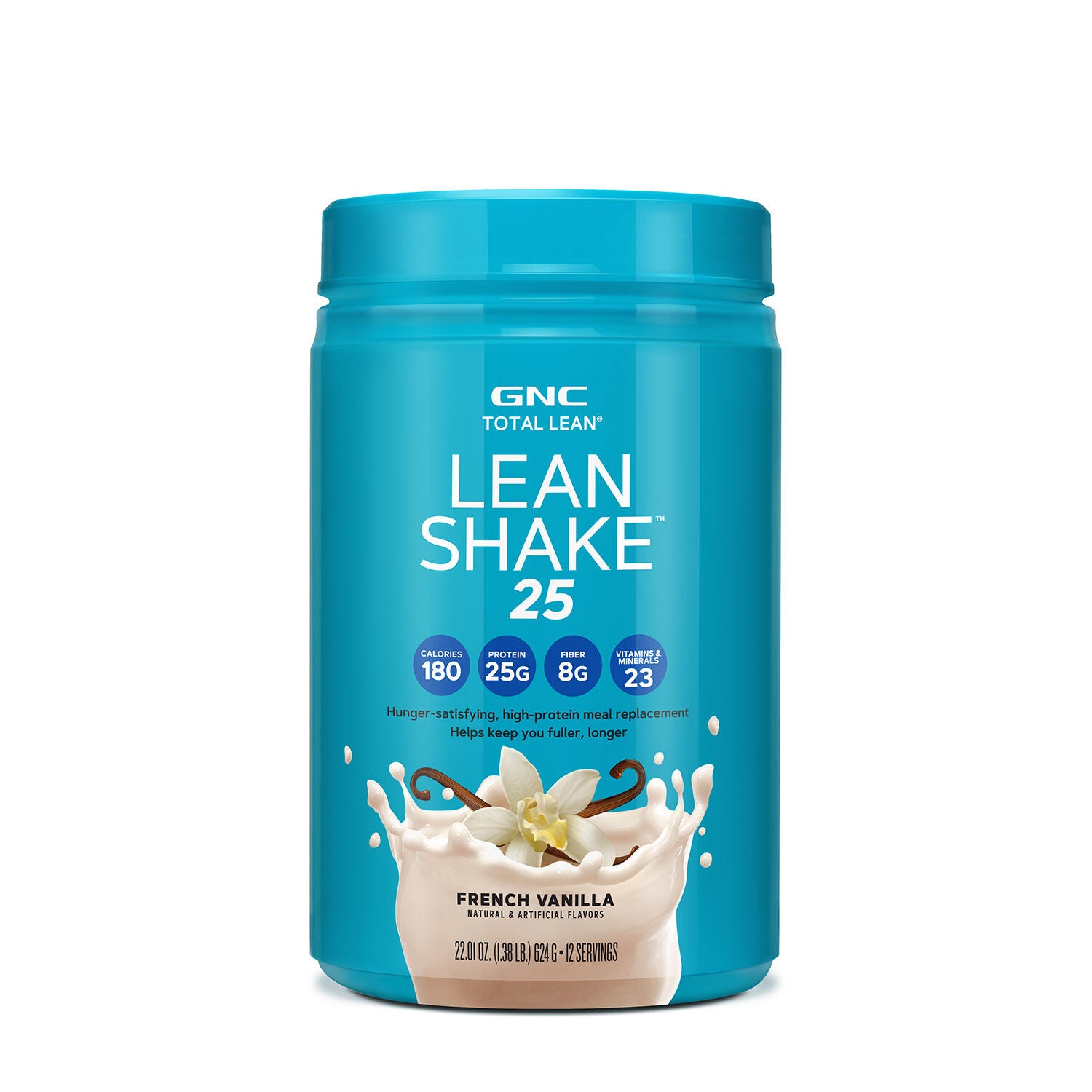 GNC Total Lean Lean Shake 25 - French Vanilla (12 Servings) | GNC